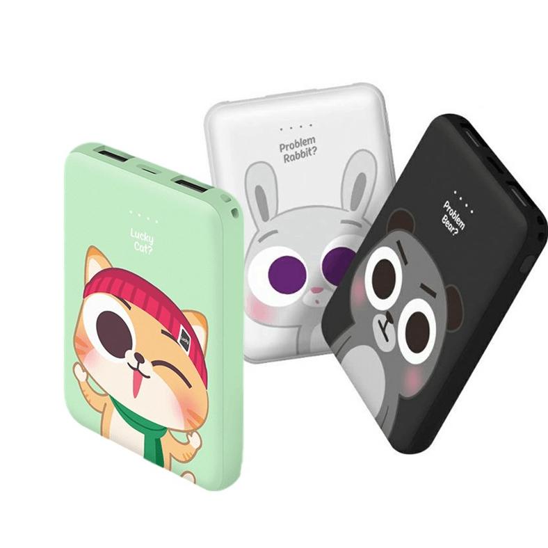 Jual Kivee Powerbank Mini Portable Power Bank Karakter Dual Usb ...