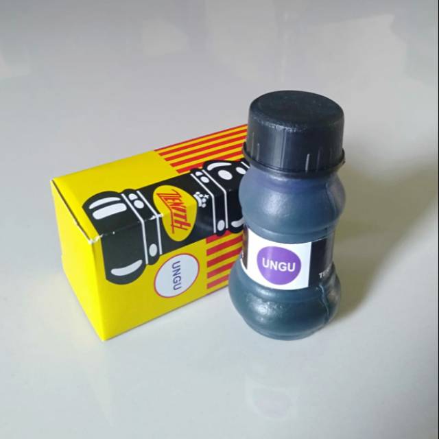 Jual Tinta Stempel Stamping Ink Zenith warna ungu | Shopee Indonesia