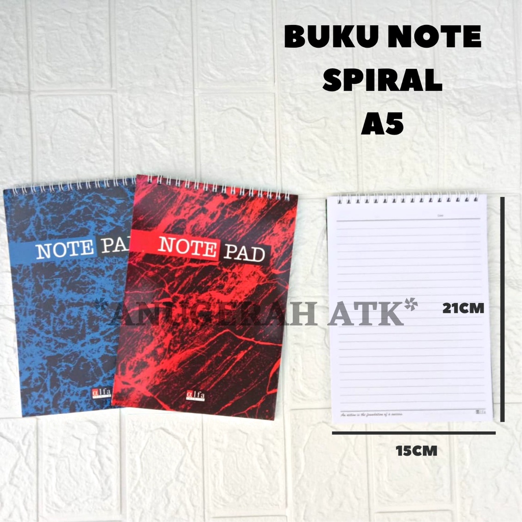 Jual Buku Spiral Ukuran A5 | Shopee Indonesia