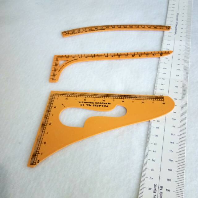 Jual Penggaris / Penggaris pola kecil / penggaris pola mini / mistar ...