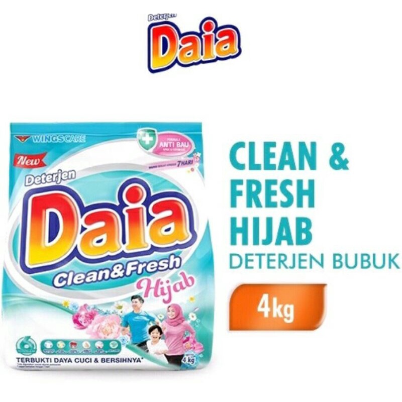 Jual Daia Clean & fresh hijab 4 kg | Shopee Indonesia