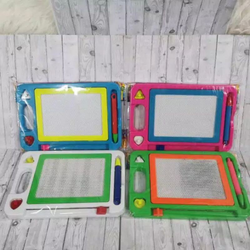 Jual mainan Papan tulis magnet drawing board magic edukasi hapus ...