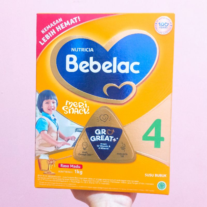 Jual Bebelac 4 Susu Pertumbuhan Anak 3-5 Tahun 1Kg / Madu / Vanila ...