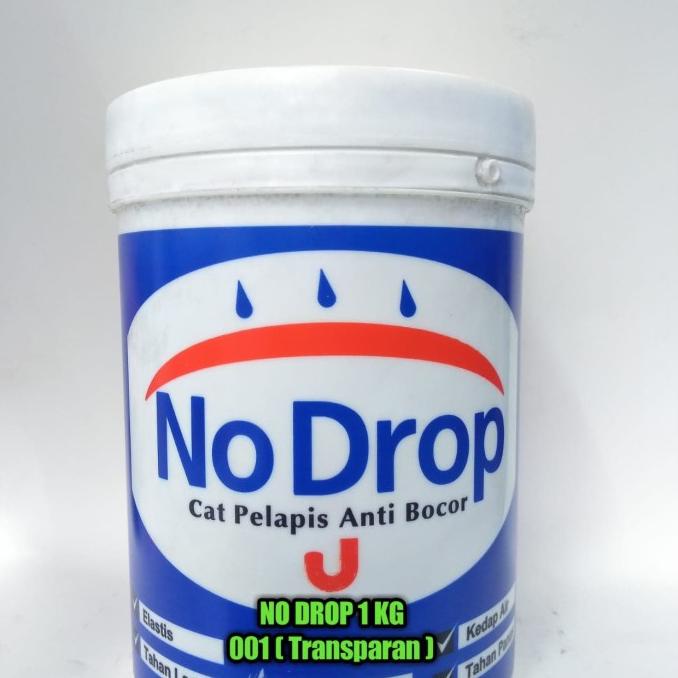 Jual Cat waterproofing pelapis anti bocor NO DROP 1 KG _001 Transparan | Shopee Indonesia