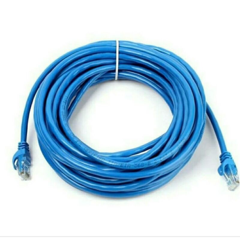 Jual Kabel LAN Cat5e 25Meter UTP Cable Network 25 Meter Siap Pakai 25M ...