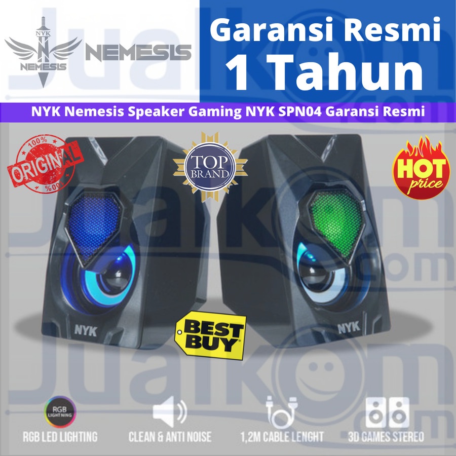 Jual NYK Nemesis Speaker Gaming RGB NYK SP-N04 SPN04 Garansi Resmi | Shopee Indonesia