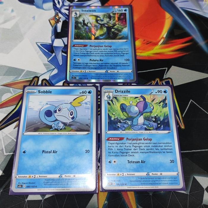 Jual Card | Inteleon + Drizzile +Sobble Sc1B - Pokemon Tcg Indonesia ...