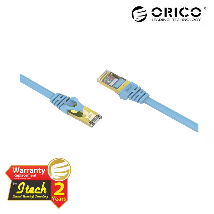 Jual ORICO PUG-GC6-20 CAT6 Gigabit Ethernet Cable - Biru | Shopee Indonesia