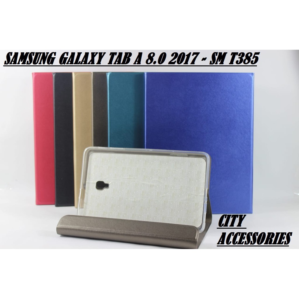 Jual SAMSUNG GALAXY TAB A 8.0 2017 SM T385 SM T380 Book Cover / Flip ...