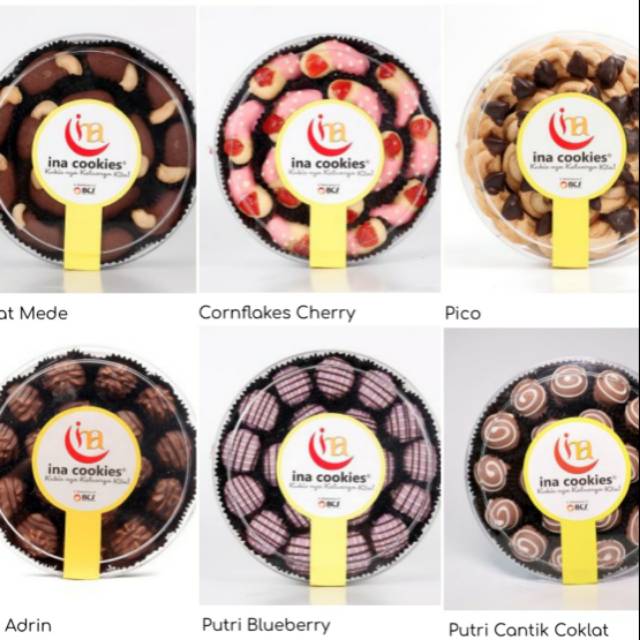 Jual Ina Cookies Kue kering Lebaran Kemasan Reguler | Shopee Indonesia