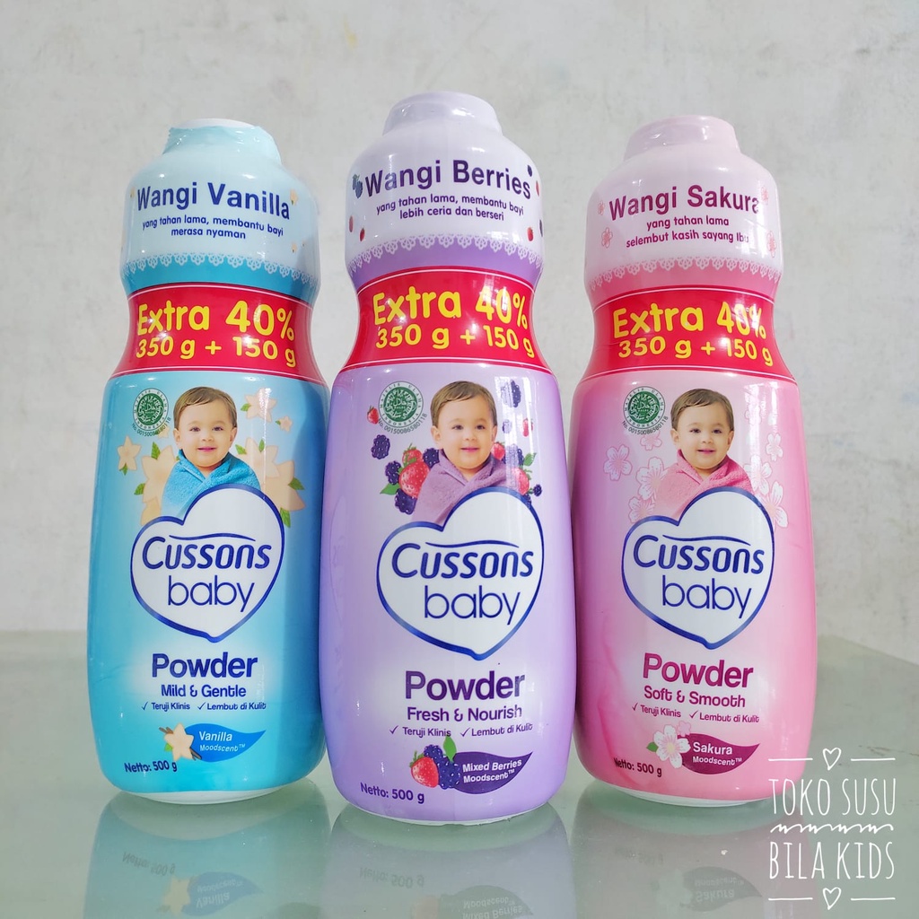 Jual Cussons Baby Powder 350G+150G | Shopee Indonesia