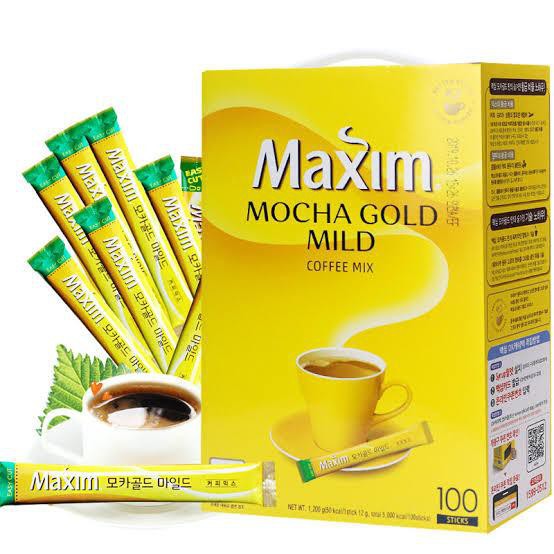 Jual KOPI KOREA / MAXIM MOCHA GOLD MILD coffee mix/coffee Korea 10 ...