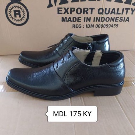 Jual Sepatu kulit pria pantofel PDH Polri TNI security guard PNS sepatu ...