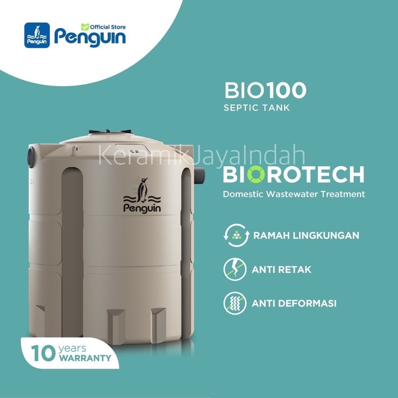 Jual PENGUIN BIOROTECH BIO 100 150 200 LITER SEPTICTANK SEPTIC TANK ...