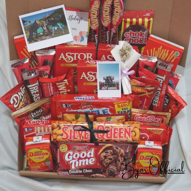 Jual Snack Box Gift Box Snack Hampers Snack Kado Ulang Tahun Wisuda ...