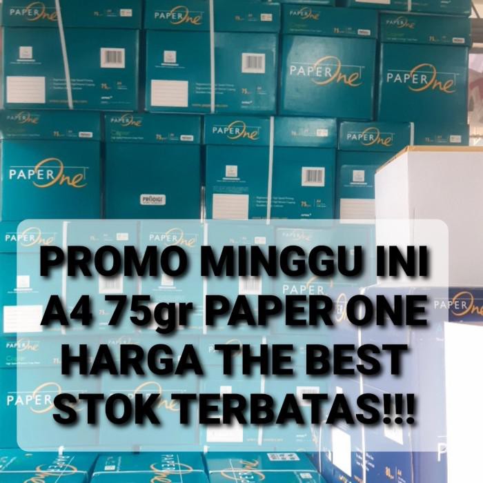Jual Kertas / Paper One A4 75 Gram/ Paper One A4 80 Gram - 1 Box - A4 75Gr 1Box | Shopee Indonesia
