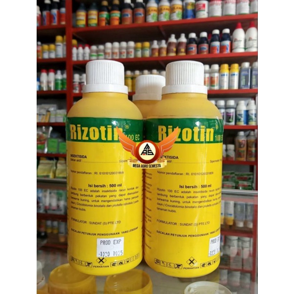 Jual Obat Pembasmi Hama Tanaman Insektisida Rizotin 100EC 500ml ...
