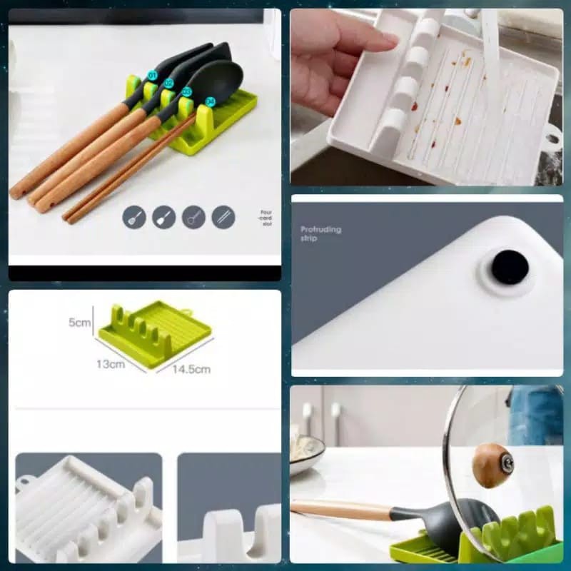 Jual RAK HOLDER TATAKAN SUTIL / SPATULA / SENDOK SOP / TUTUP PANCI ...