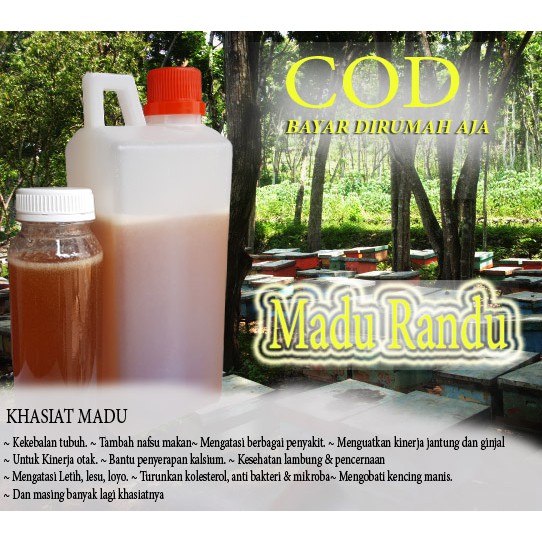 Jual Madu Randu Asli - 100% Madu Murni Asli 1kg | Shopee Indonesia