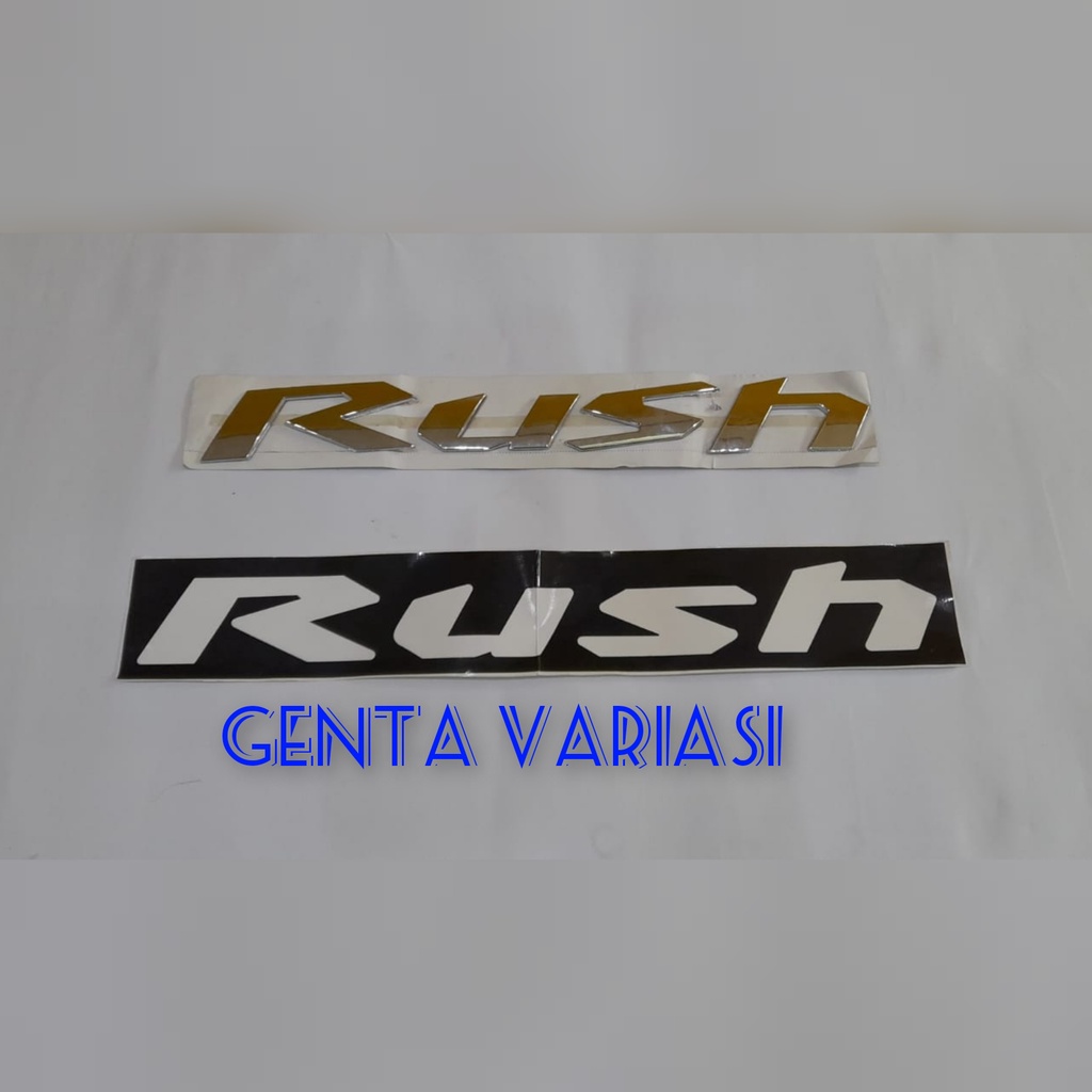 Jual Emblem Tulisan / Kap Mesin / Sticker Mobil Rush | Shopee Indonesia