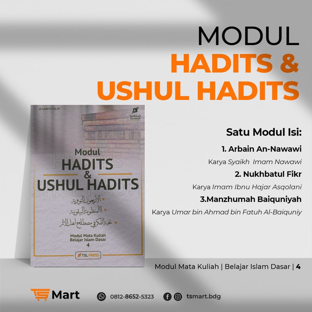 Jual Buku Modul Hadits & Ushul Hadits | Shopee Indonesia