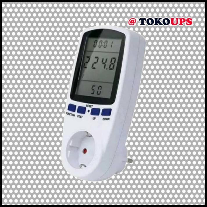 Jual Pengukur Konsumsi Watt Meter Digital Volt Ampere Kwh Power Meter | Shopee Indonesia