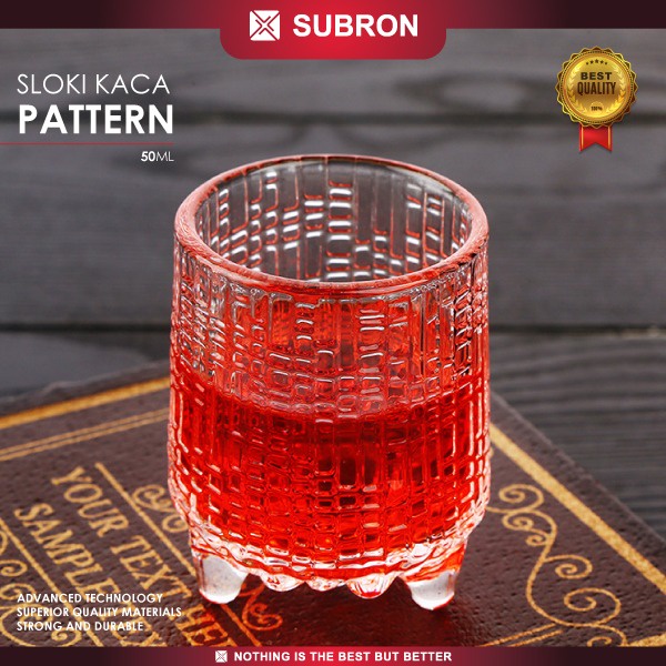 Jual SUBRON Gelas soju shot tequilla sloki Teh 50ML Cantik Mini Kecil ...