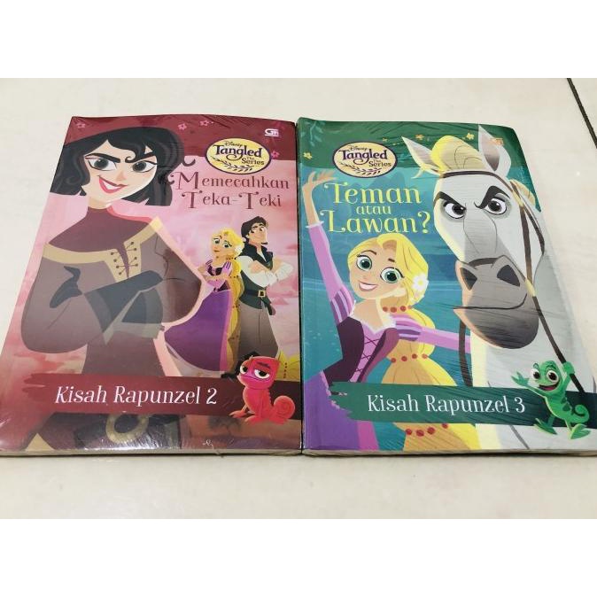 Jual Buku cerita anak novel disney tangled series kisah rapunzel satuan ...