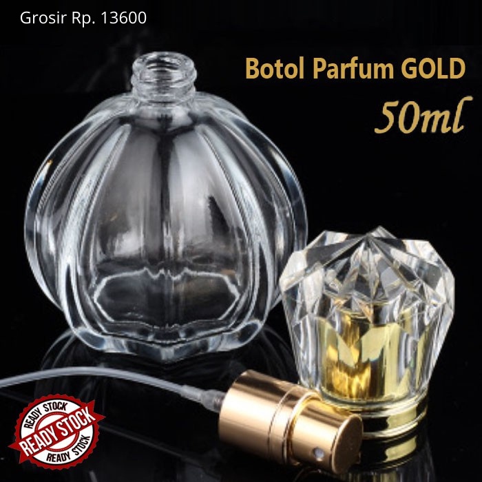 Jual Botol Parfum Kosong 50ml Botol Parfum Drat Botol Crystal Botol ...