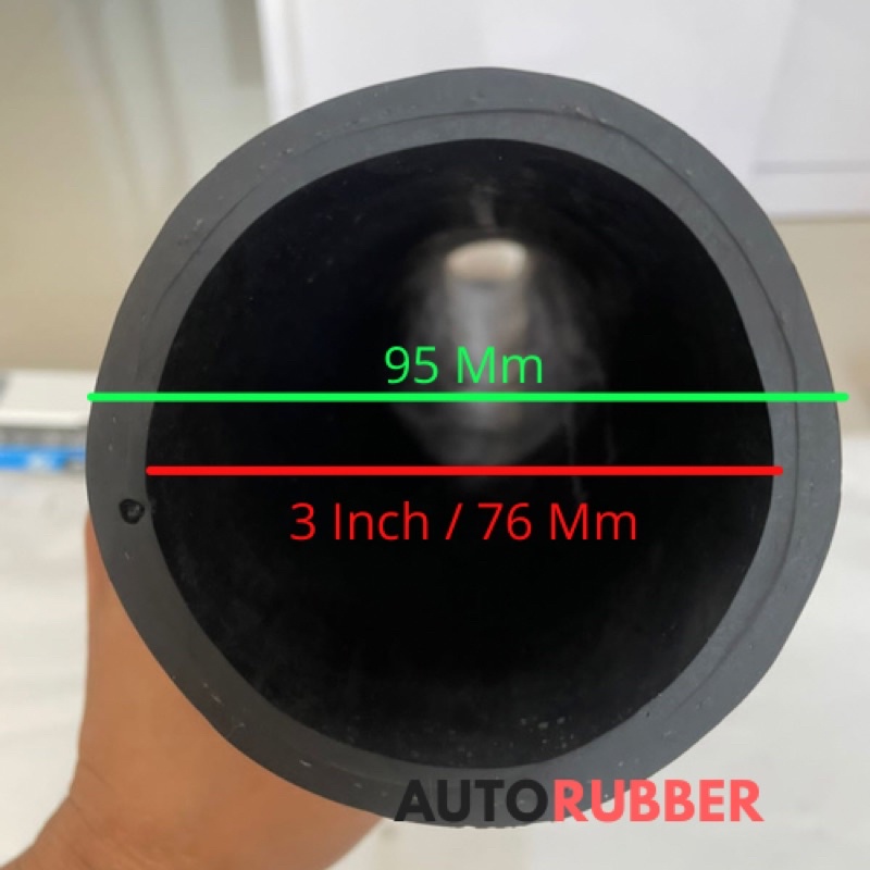 Jual Selang Karet 3 Inch Selang Radiator Air Udara 76 Mm | Shopee Indonesia