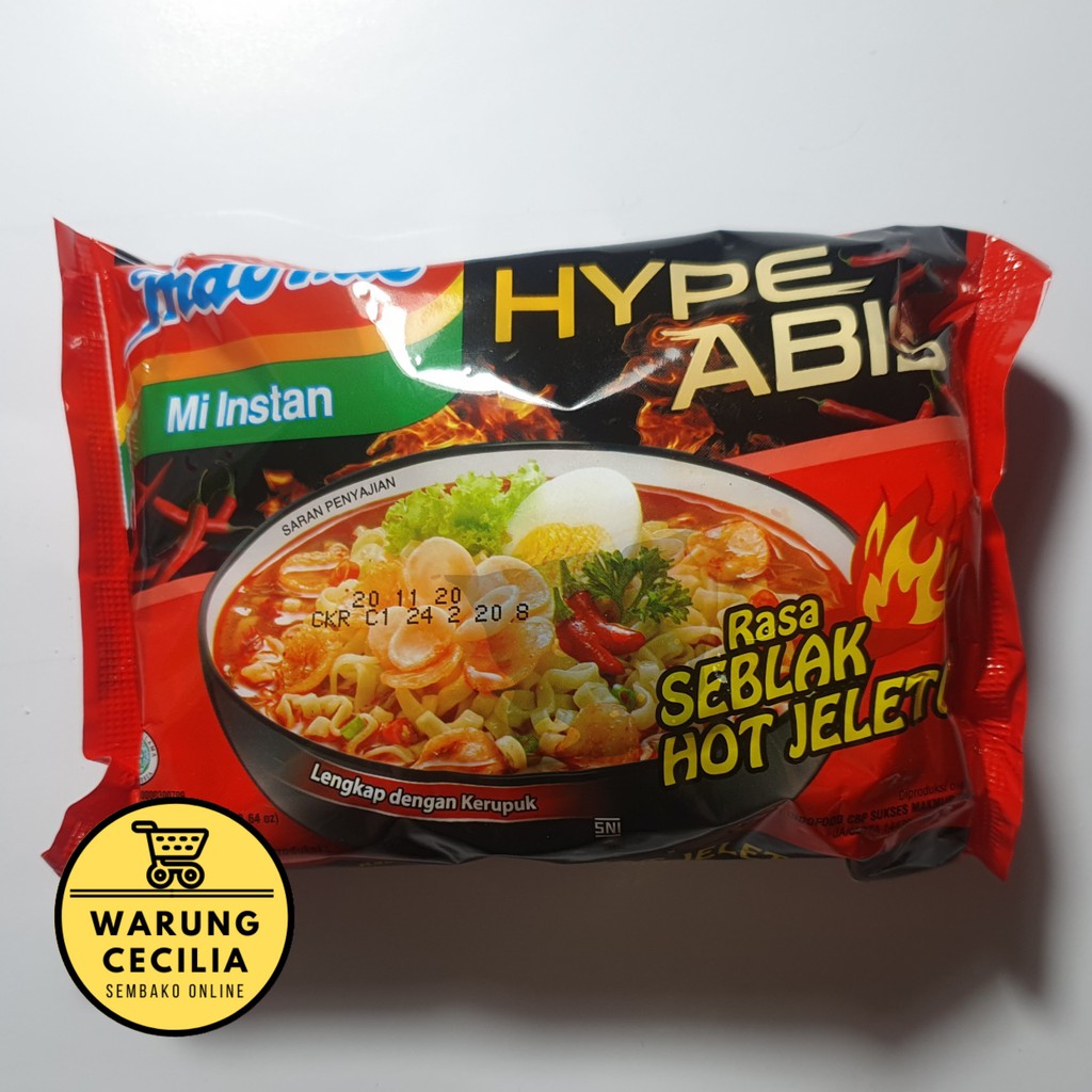 Jual Indomie Kuah Seblak HYPE ABIS - MIE INSTAN | Shopee Indonesia