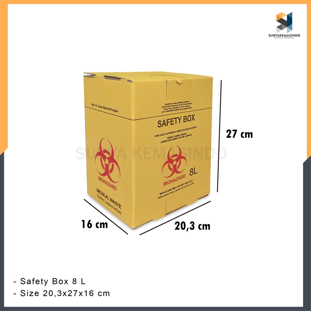 Jual kardus Safety Box 8 Liter | Shopee Indonesia