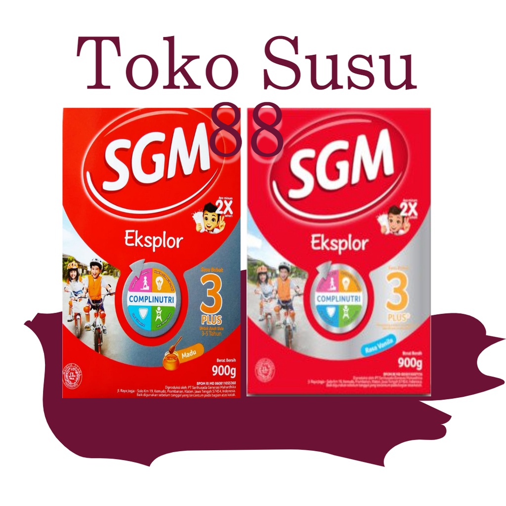 Jual SGM Eksplor 3+ Madu/Vanila 900gr | Shopee Indonesia