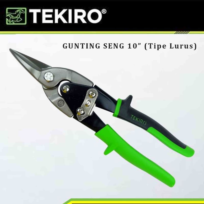 Jual GUNTING SENG LURUS TEKIRO 10" AVIATION SNIPS GUNTING HOLO BAJA ...