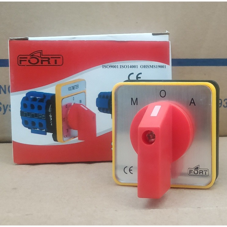 Jual FORT Selector / Rotary Switch / Changeover M-O-A 1P | Shopee Indonesia