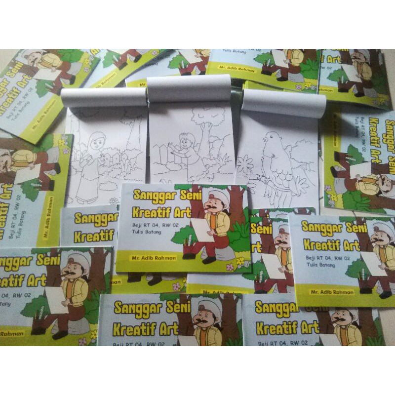 Jual Buku mewarnai gratis bimbingan tutorial mewarnai SOLD OUT | Shopee ...