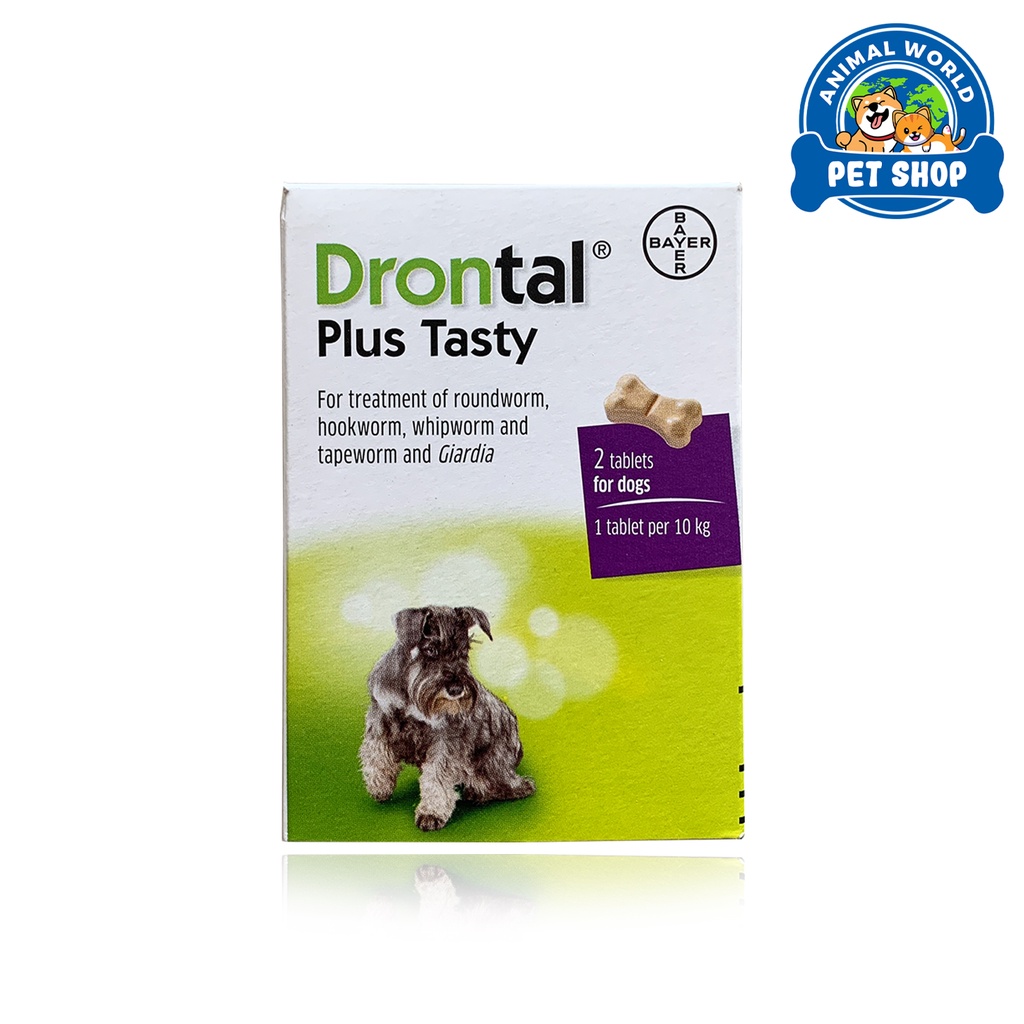 Jual Obat Cacing Anjing DRONTAL Plus Tasty | Shopee Indonesia