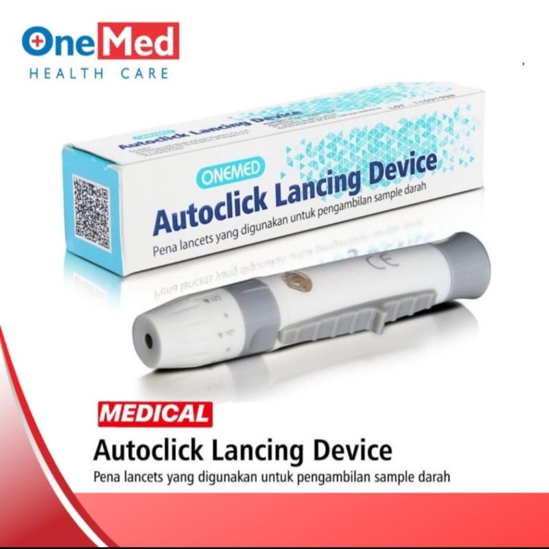 Jual Pen lancing device onemed autoclick pena lancet penlancing ...