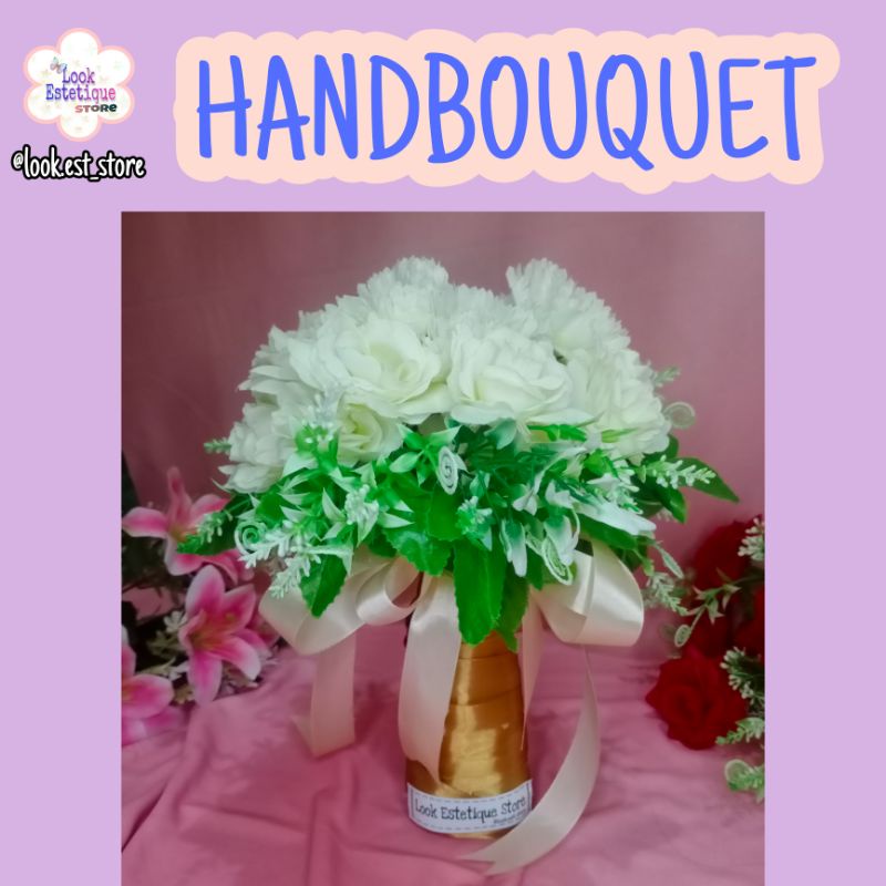 Jual HAND BOUQUET untuk Wedding lempar bunga | Buket bunga pernikahan ...