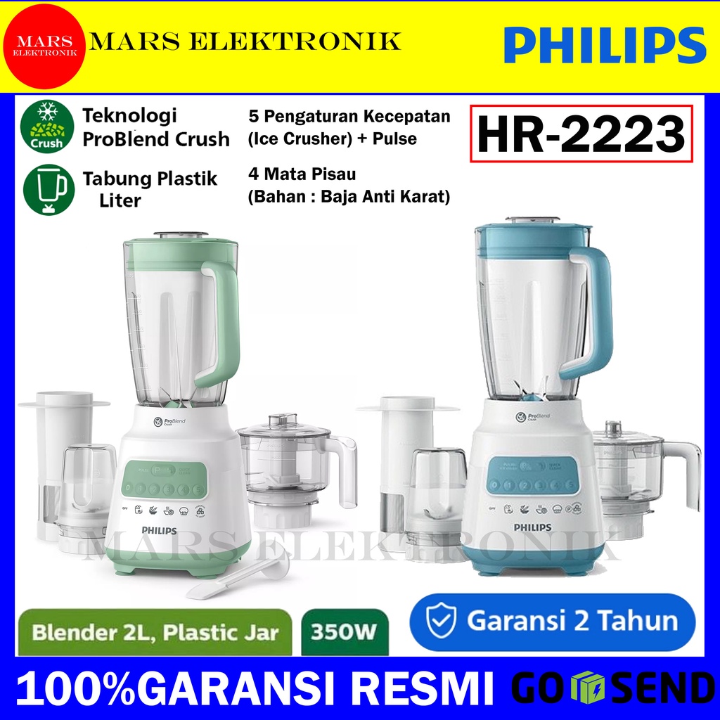 Jual BLENDER PHILIPS HR-2223 - 4 IN 1 KAPASITAS 2L - GARANSI RESMI ...