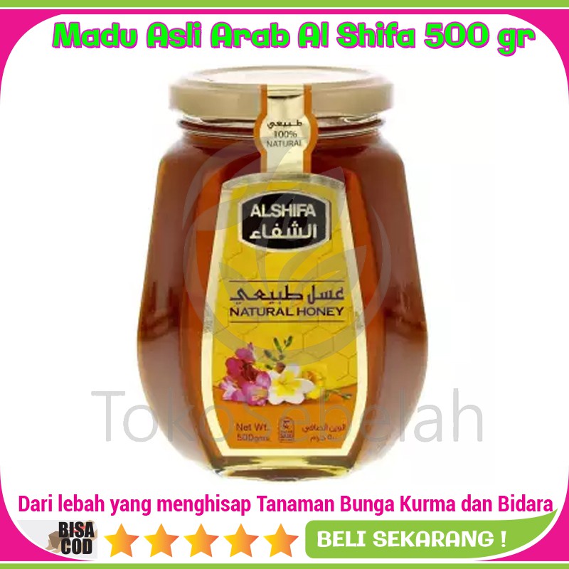 Jual MADU AL SHIFA 500Gram BPOM Original - Madu Arab Asli Natural Honey ...
