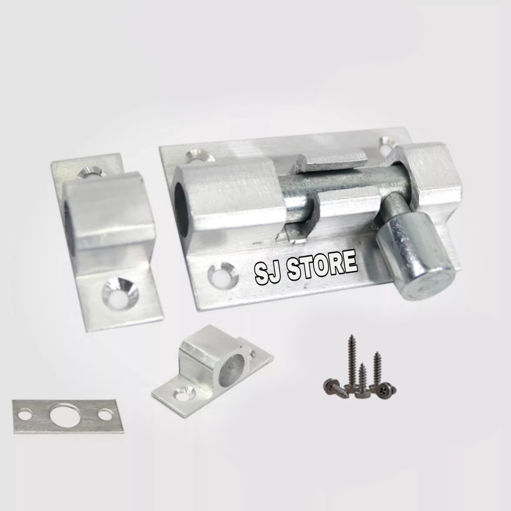 Jual Grendel kunci jendela / slot 2 inch tebal bahan allumunium ...