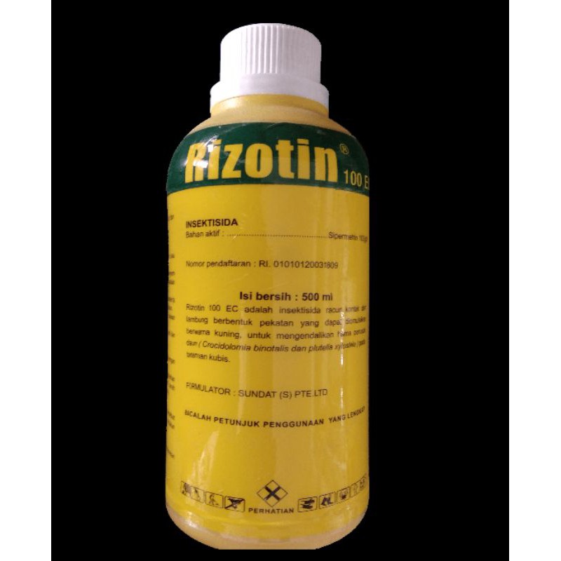 Jual Insektisida Rizotin 100EC / Oriztin 100EC Untuk Ulat Tanaman ...