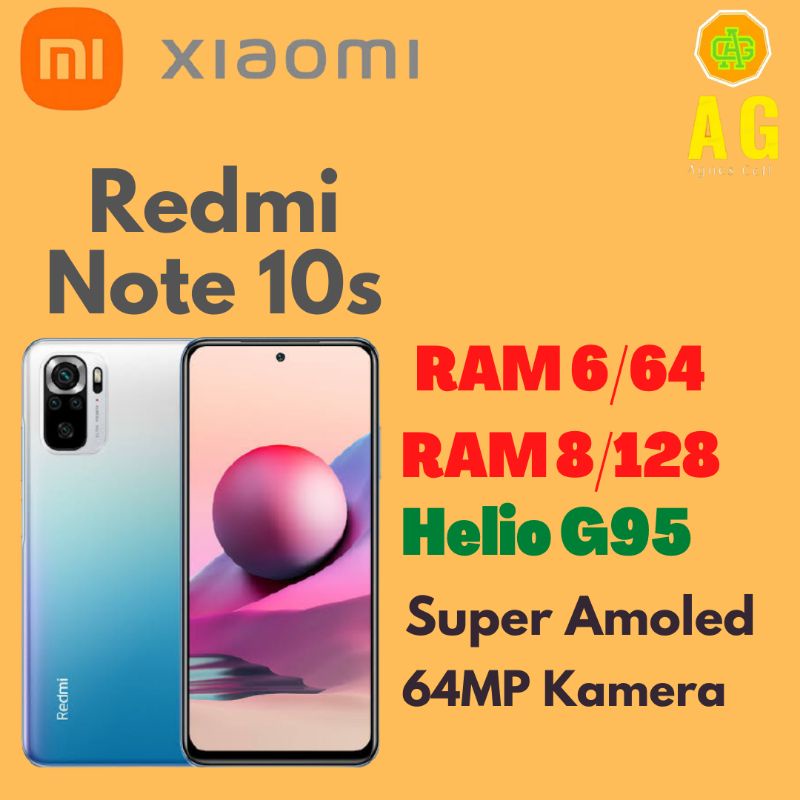 Jual Xiaomi Redmi Note 10s Ram 8GB Rom 128GB Super Amoled Display | NFC | Original Resmi Xiaomi ...