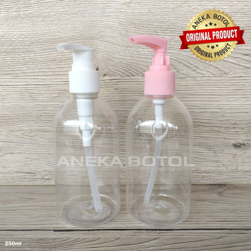 Jual BOTOL PET 250 ML OVAL BENING TUTUP PUMP MONCONG WARNA WARNI / BOTOL KOSONG MURAH | Shopee ...