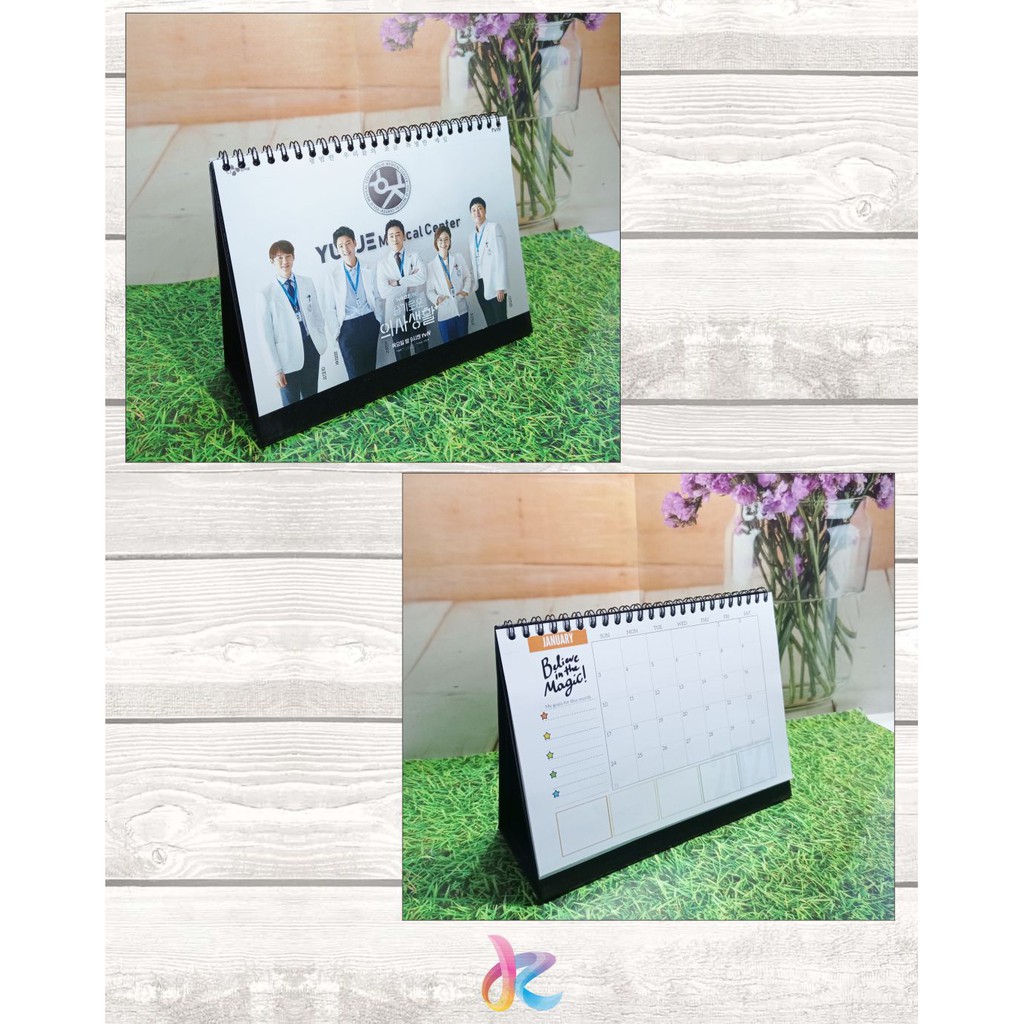 Jual KALENDER DUDUK CUSTOM/KALENDER MEJA ISI 12+1 COVER (SATU SISI) 230 ...