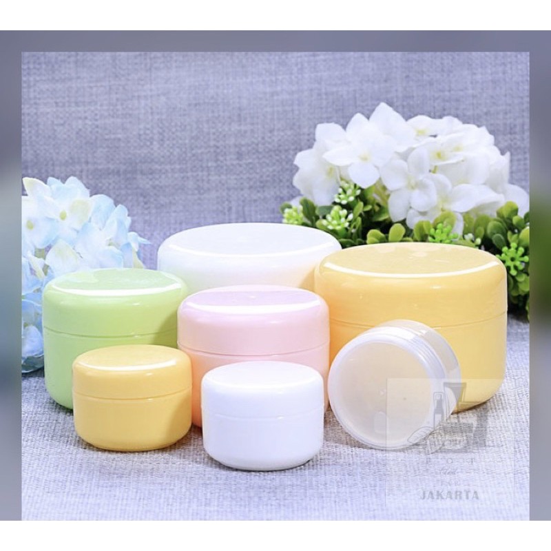 Jual 1pc Pot cream 20gr/30gr kualitas halus premium/empty jar/pot krem ...