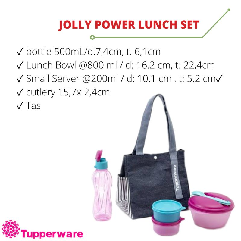 Jual AT! MINI CUTIE SET/ JOLLY POWER/ BEKAL MAKAN/ TEMPAT MAKAN ...