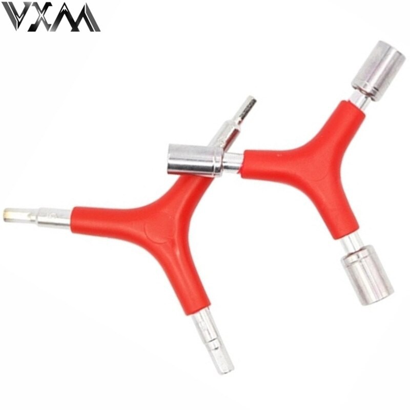 Jual IMPORT 3 Way Hex Wrench Spanner Bicycle Repair Tools trigeminal ...