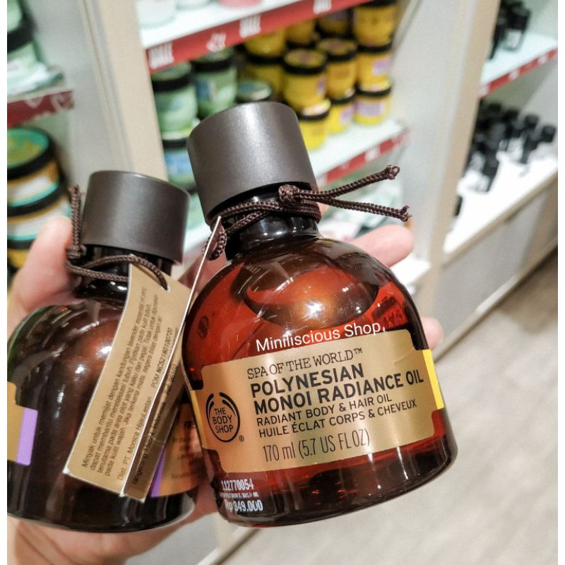 Jual [ORIGINAL SALE] THE BODY SHOP POLYNESIAN MONOI RADIANCE OIL 170 ML ...